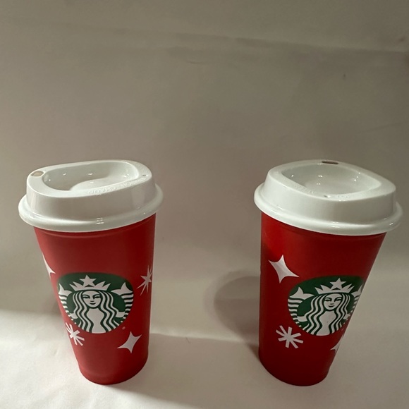 Starbucks | Kitchen | Starbucks Holiday Reuseable Cups | Poshmark